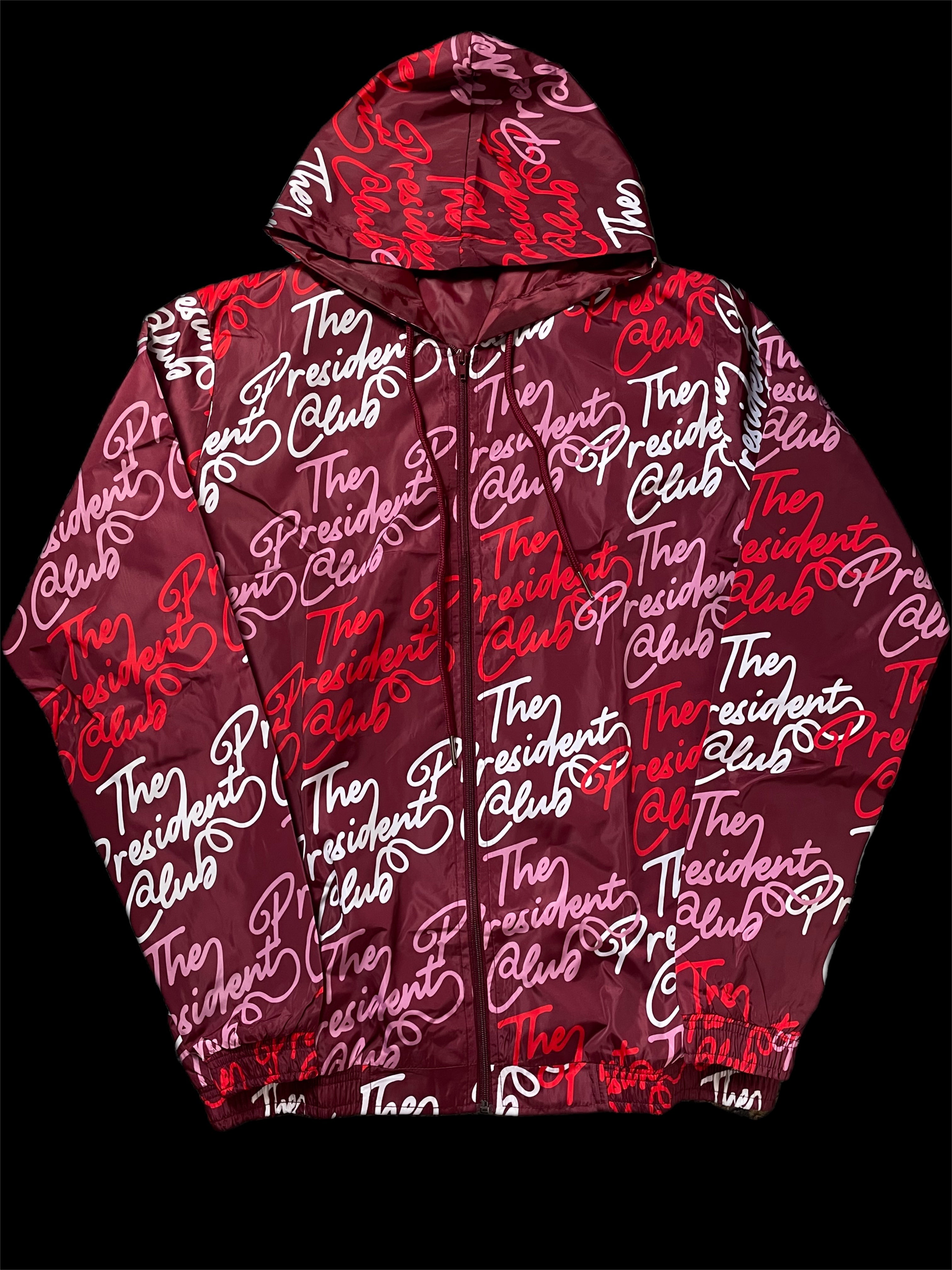 RED TPC ALL OVER JACKET – The Presidents Club